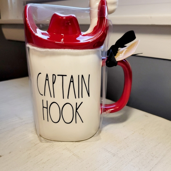 Rae Dunn | Accents | Rae Dunn Disney Captain Hook 2 Sided Topper Mug ...